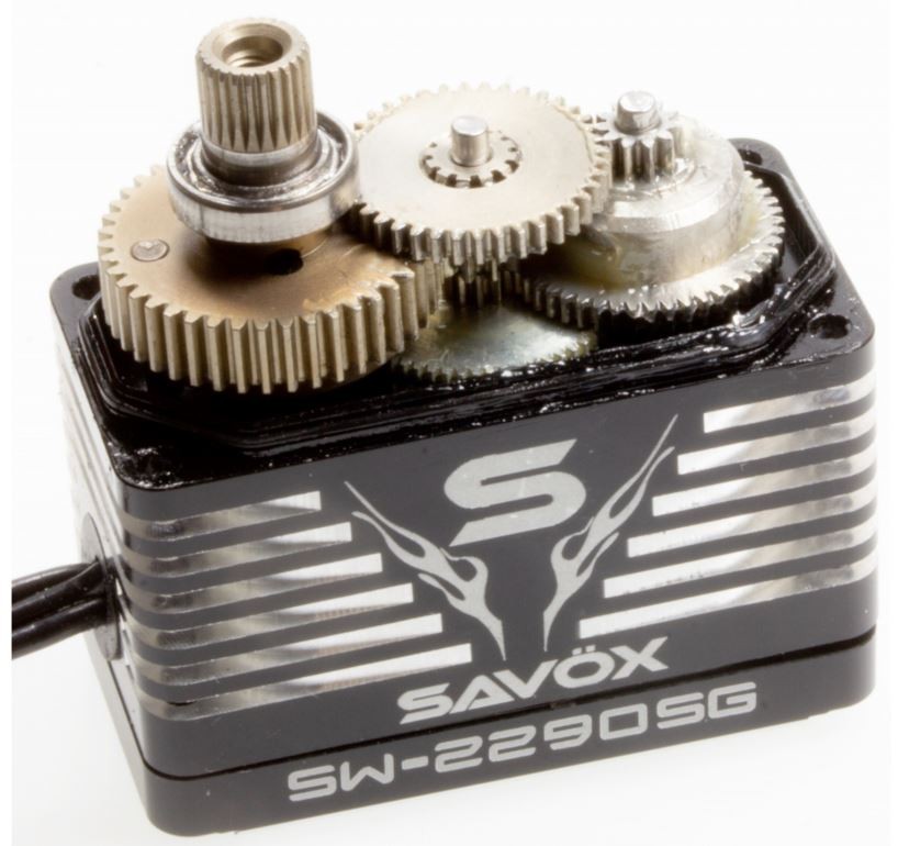 Servos: Savox 50kg Monster Torque, Metal Gear Servo